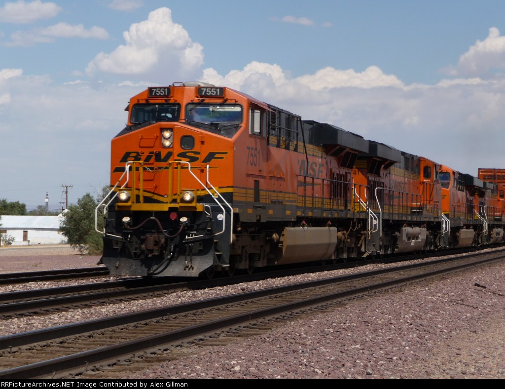 BNSF 7551 West